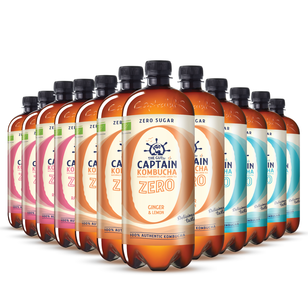 GUTsy Captain Kombucha Zero - Pack Multi-Sabor 12x1L – The GUTsy ...